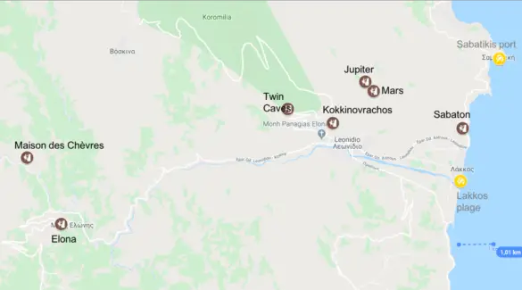 Escalade à Leonidio en Grèce .... le temple des colos