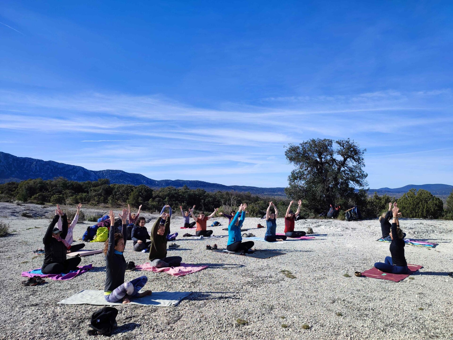 Yoga et sport en pleine nature à associer