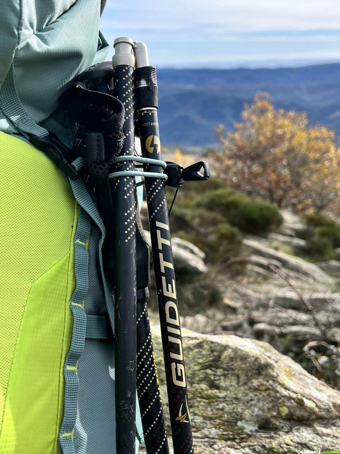 Test des bâtons de randonnée GUIDETTI Flash-Lock carbone-alu