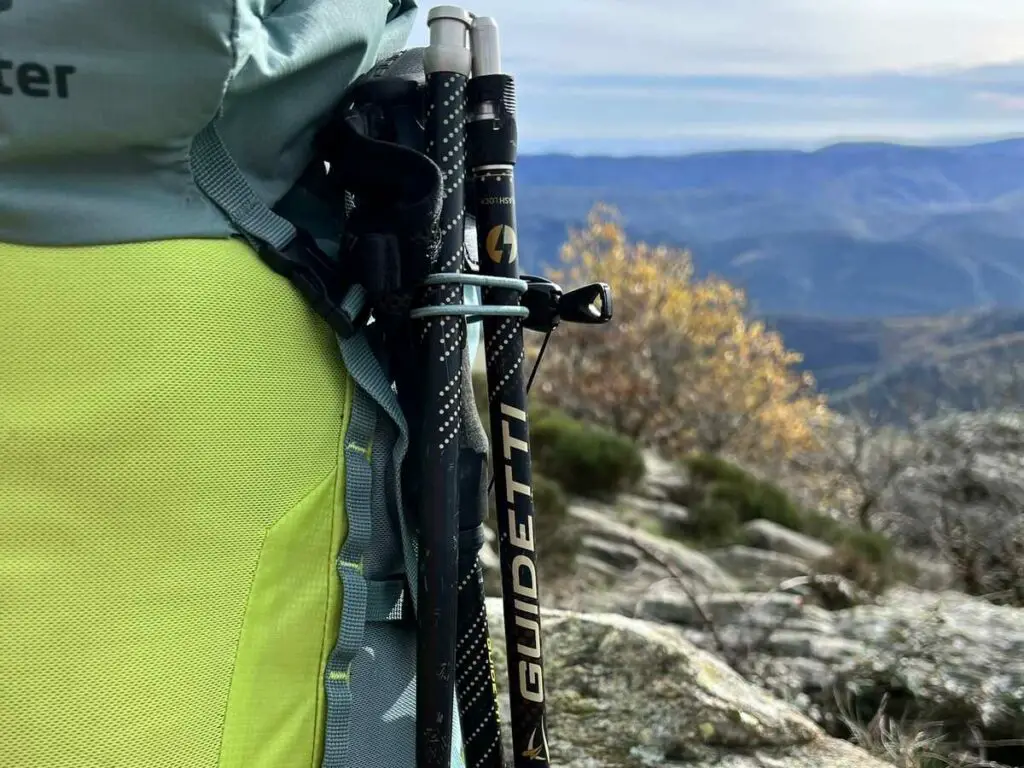Test des bâtons de randonnée GUIDETTI Flash-Lock carbone-alu