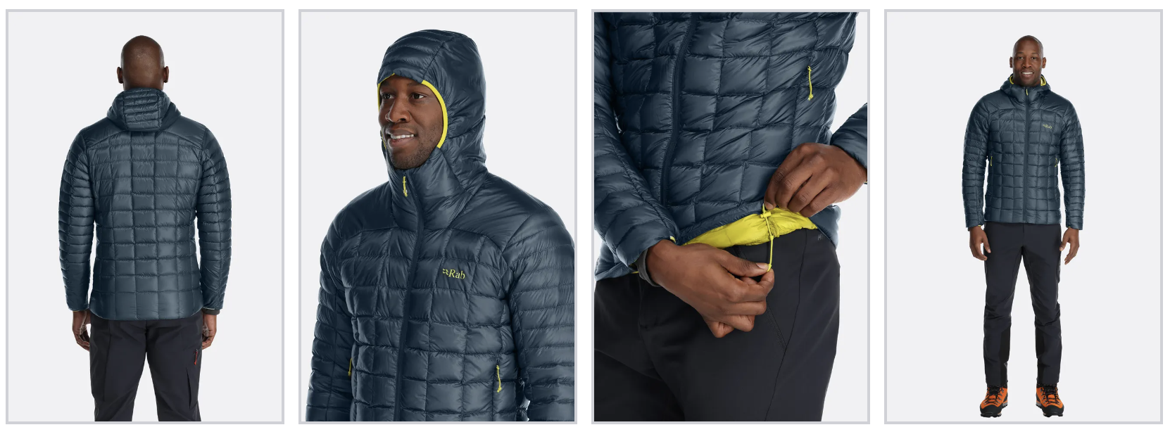 Test de la Mythic Alpine doudoune en plume RAB