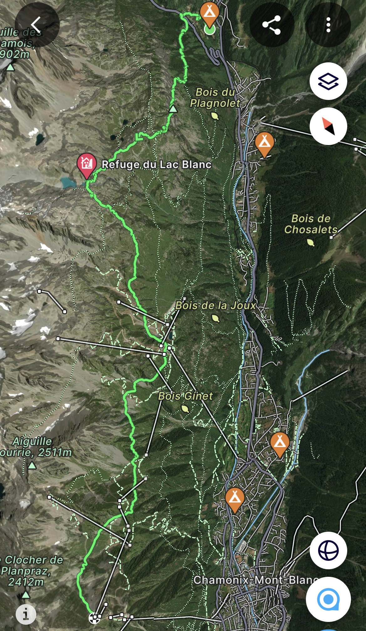 3 jours de trek et randonnée autour des aiguilles rouges et fiz